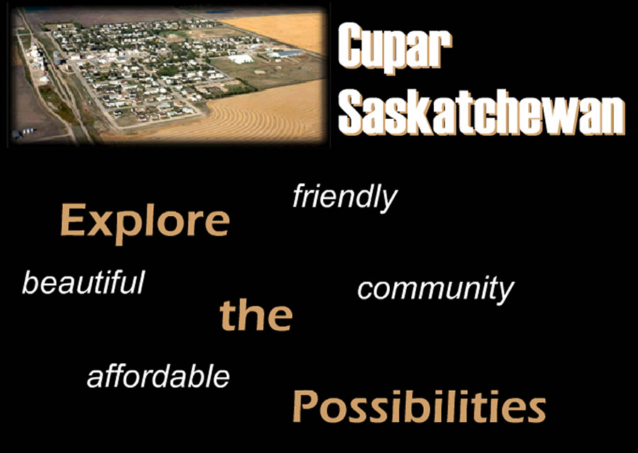 Welcome to the Town of Cupar, Saskatchewan, Canada